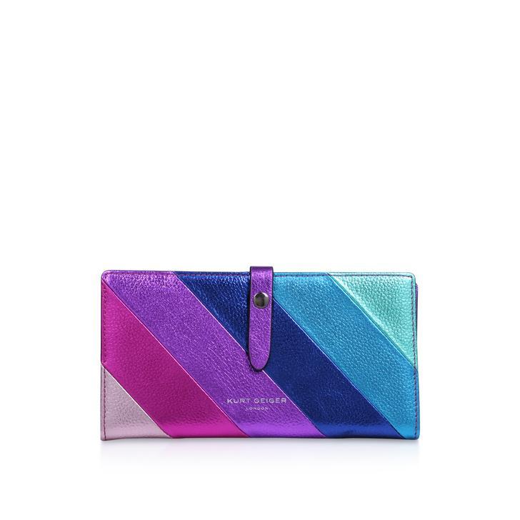 LEATHER SOFT WALLET Rainbow Wallet by KURT GEIGER LONDON